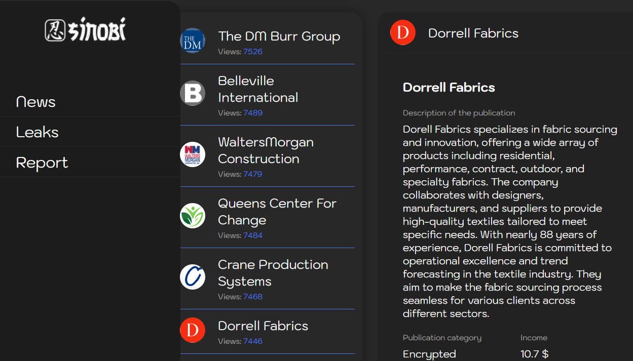 Dorrell Fabrics - darkweb.vc